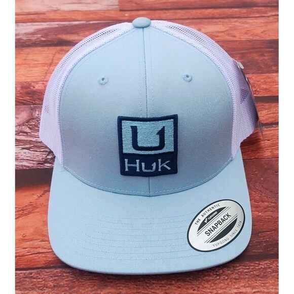 Huk | Accessories | Huk Fishing Trucker Hat Adjustable Snapback Hukd Up ...